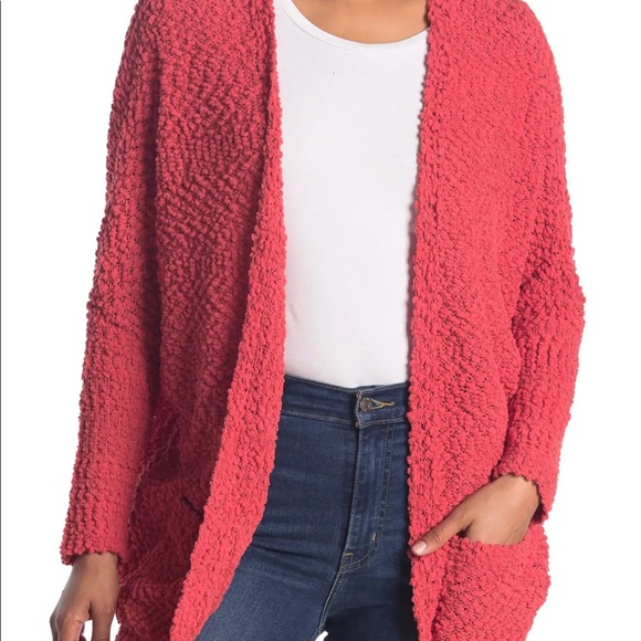 HYFVE | Sweaters | Hyfve Mock Neck Long Raglan Sleeve Cardigan In ...